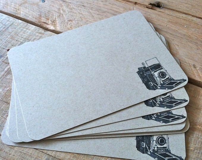 Vintage Camera Notecards. Flat Stationery - Etsy