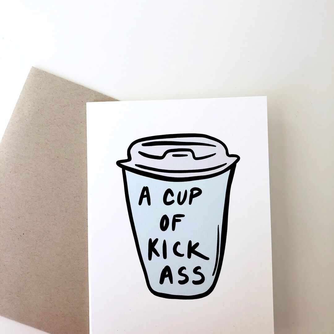 Kick Ass Card. Congratulations Card. Card for a Friend. Congrats Card ...