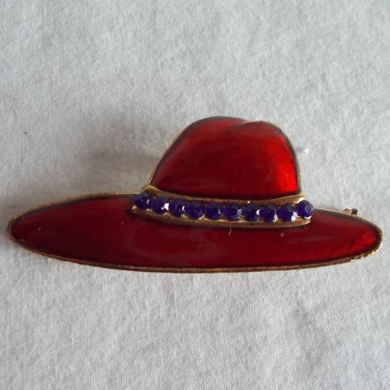 Hat Brooch - Etsy