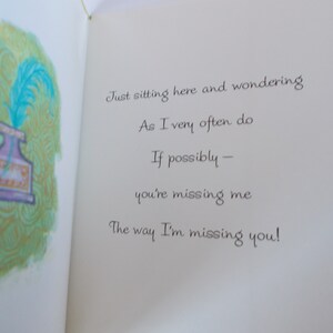 Vintage 2 Unused Greeting Cards Missing You and Happy Birthday - Etsy