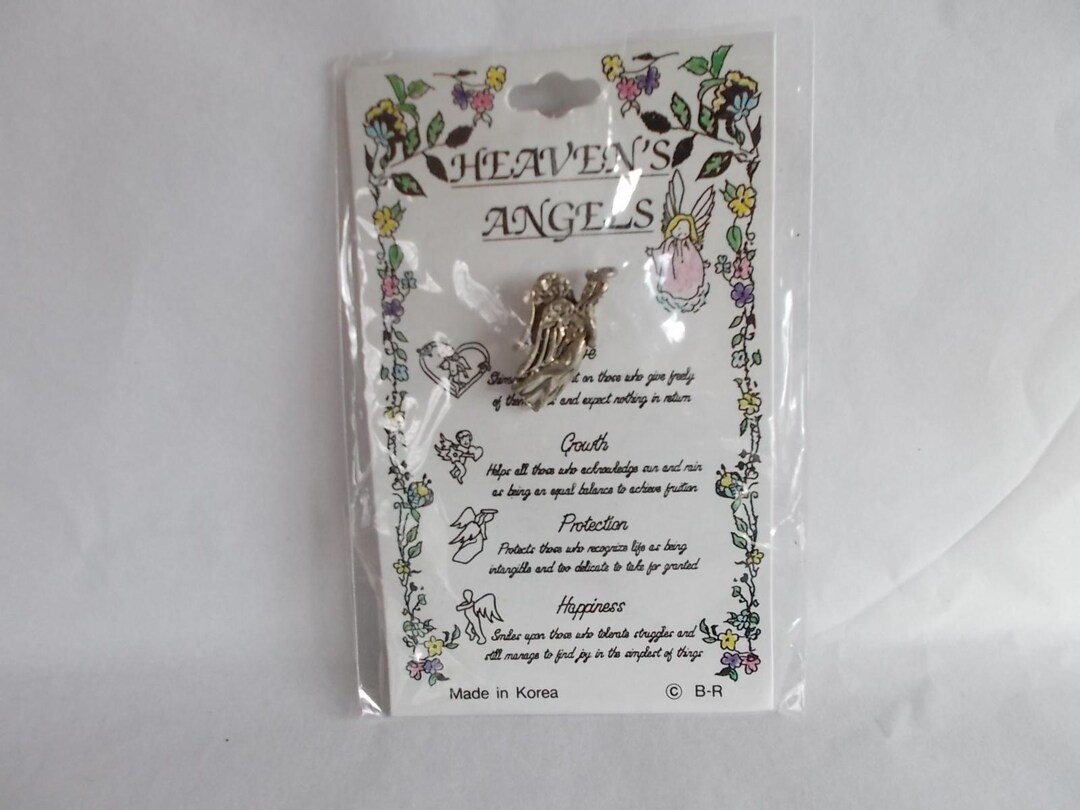 Vintage Small Heaven's Angel Pinback // 1 - Etsy