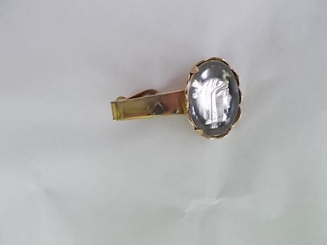 Vintage Egyptian Theme Tie Clip Bar - Etsy