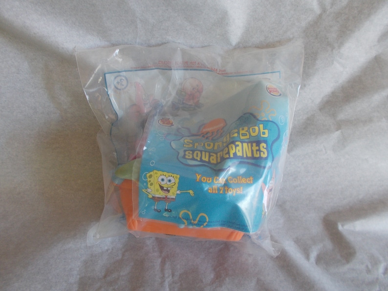 2001 Burger King Spongebob Squarepants Toy New in Package - Etsy