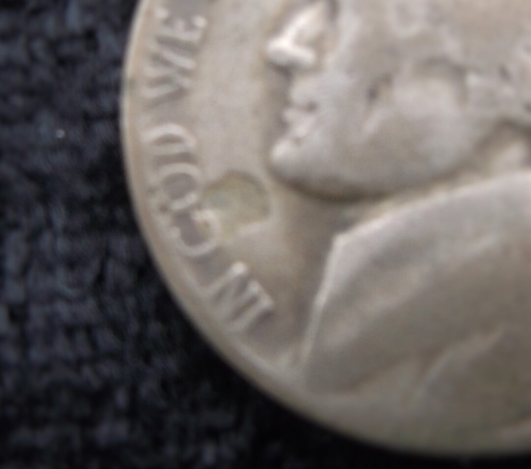 1945s War Time Nickel Defective Planchet, Unusual Error - Etsy