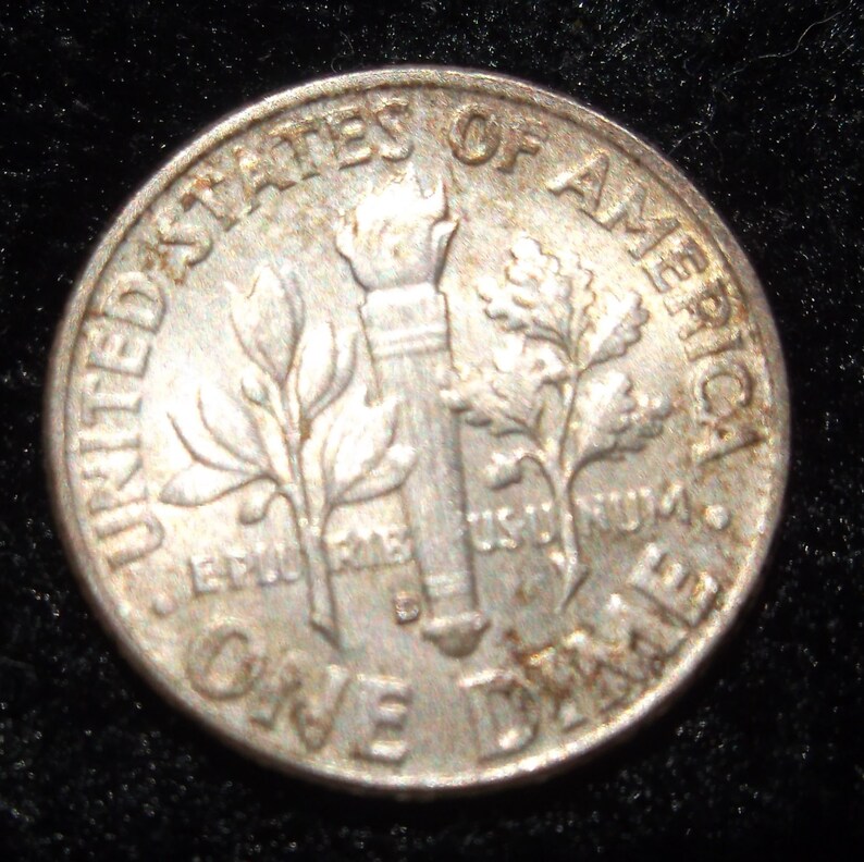 1961d Roosevelt Dime Full Bands MS-65 Silver - Etsy