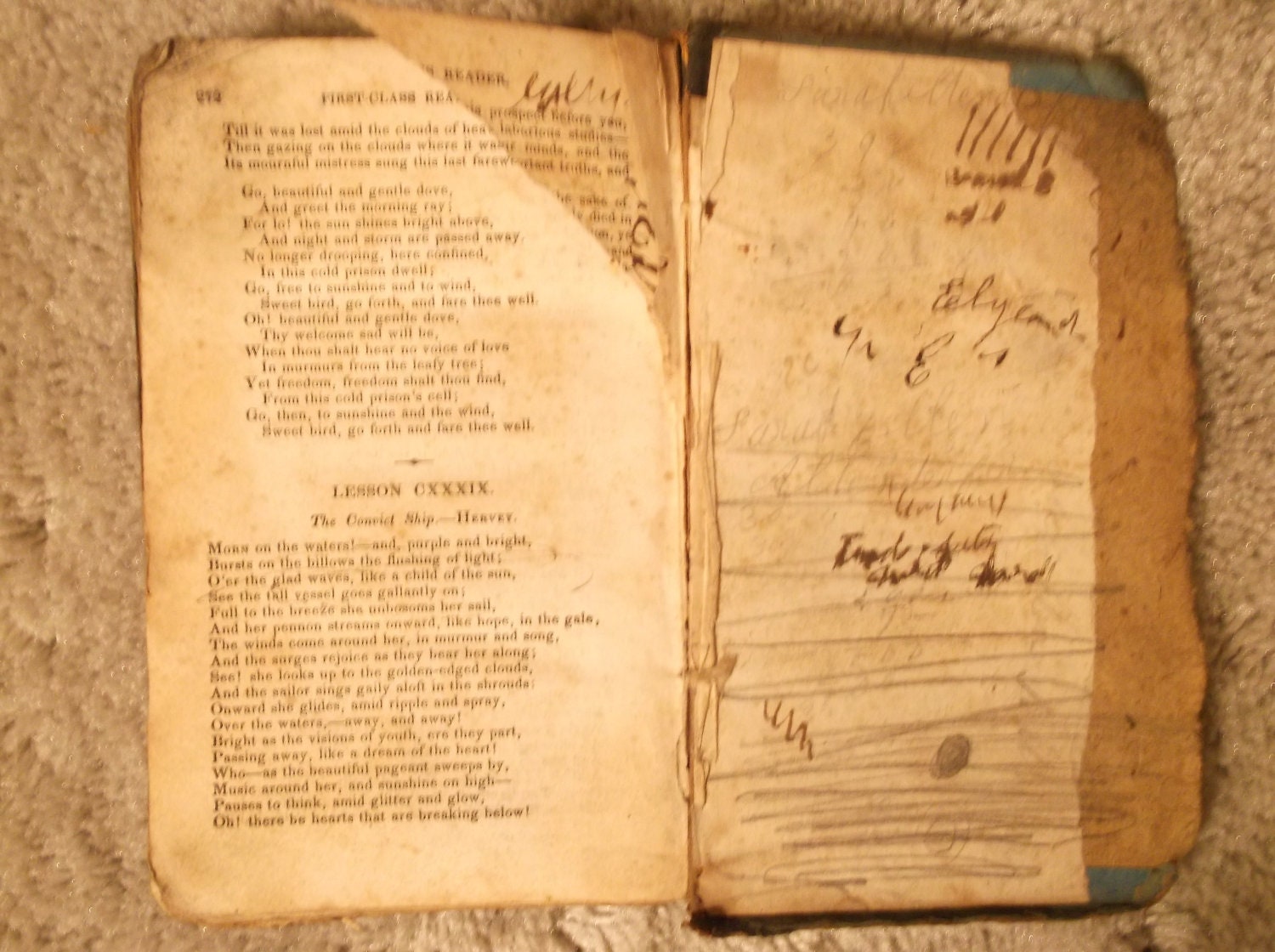 First Class Reader by B. D. Emerson 1835 Includes Early - Etsy Sweden