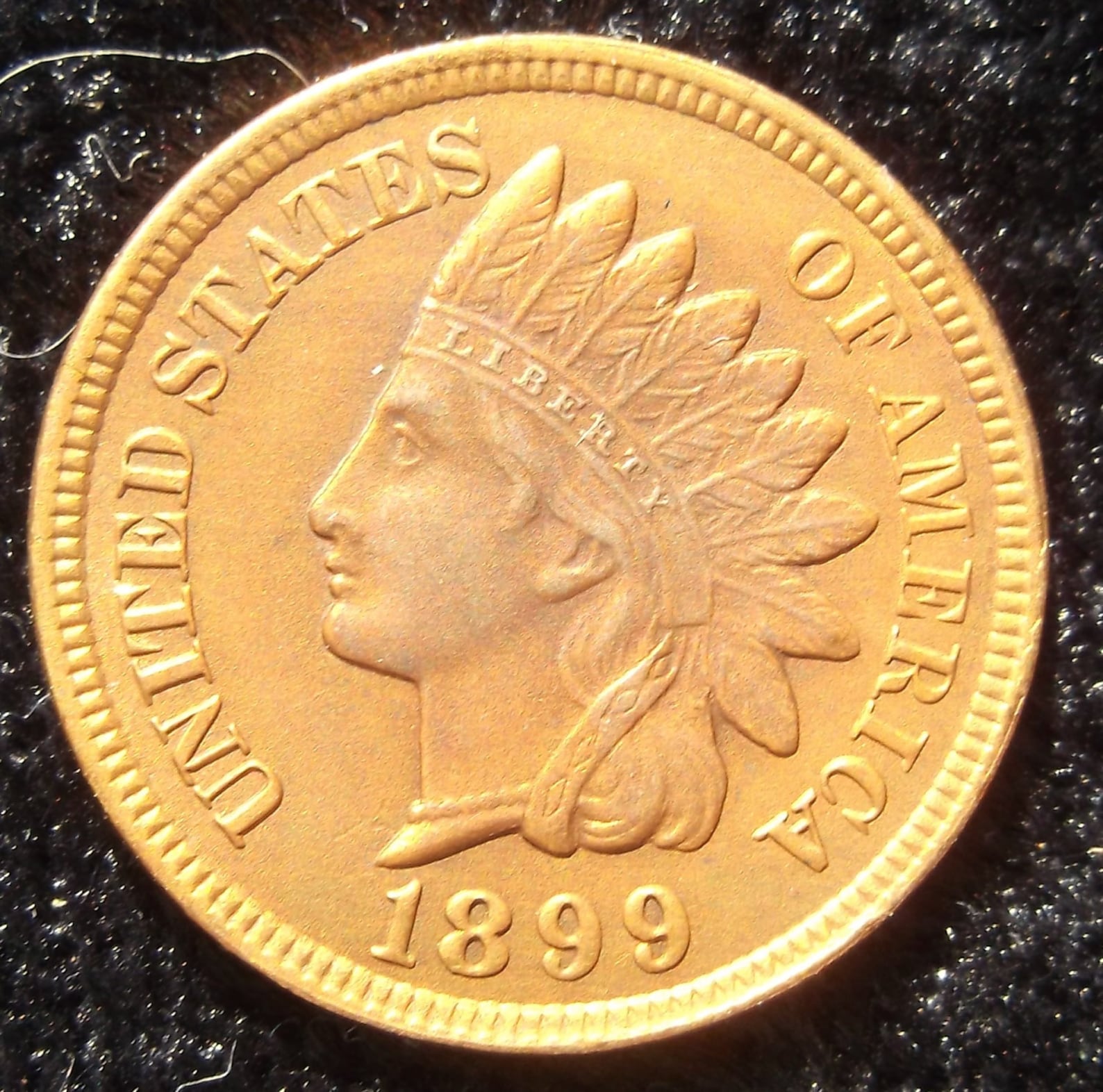 REDUCED....1899 Indian Head Penny, MS-65+, 4 Diamonds, 1899 Indian Head ...
