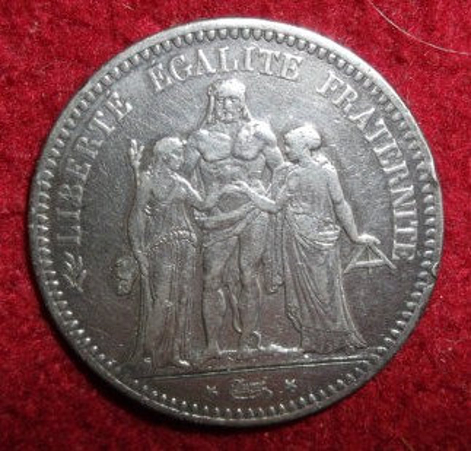 1848 A Hercules 5 Francs XF KM 756.1 French 5 Francs 1848 - Etsy