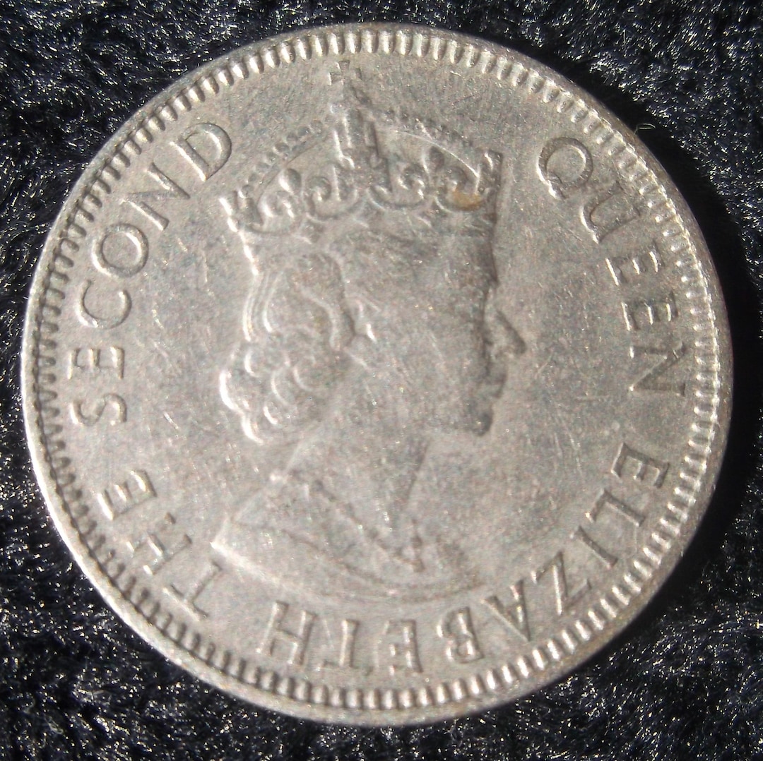Belize, 1987 25 Cents, Queen Elizabeth II, KM#36 - Etsy