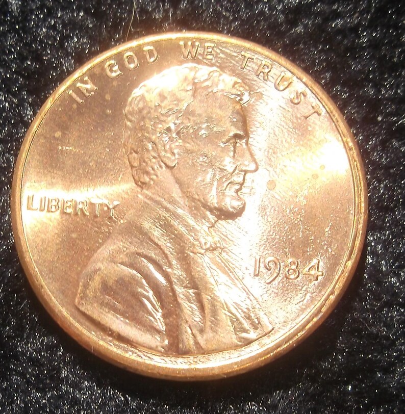 1984 Lincoln Cent, 1984 Lincoln Penny, MS-65, Philadelphia Mint, - Etsy