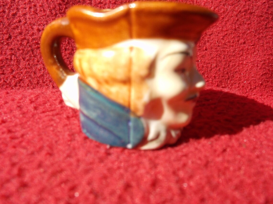 Vintage, Miniature Toby Mug, 2" Tall, Made in Japan - Etsy