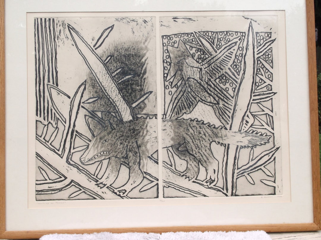 Billy Hassell, Artist, Engraving, Limited Edition, Walking on Thorns ...