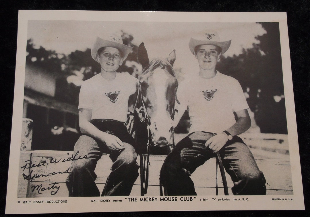 Spin and Marty, Mickey Mouse Club Photo, Disney World - Etsy