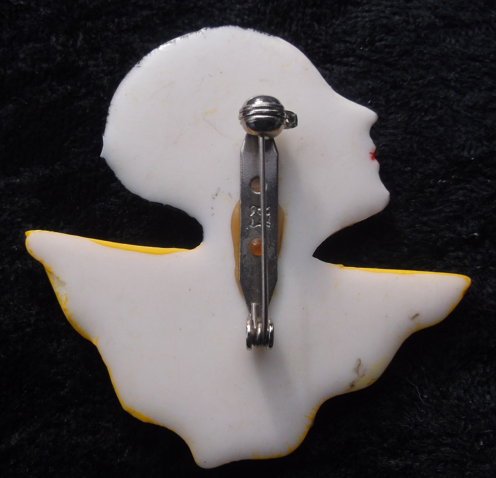 Vintage Jewelry, Flapper Pin, Handmade and Designed by Caruilli, Ladies ...