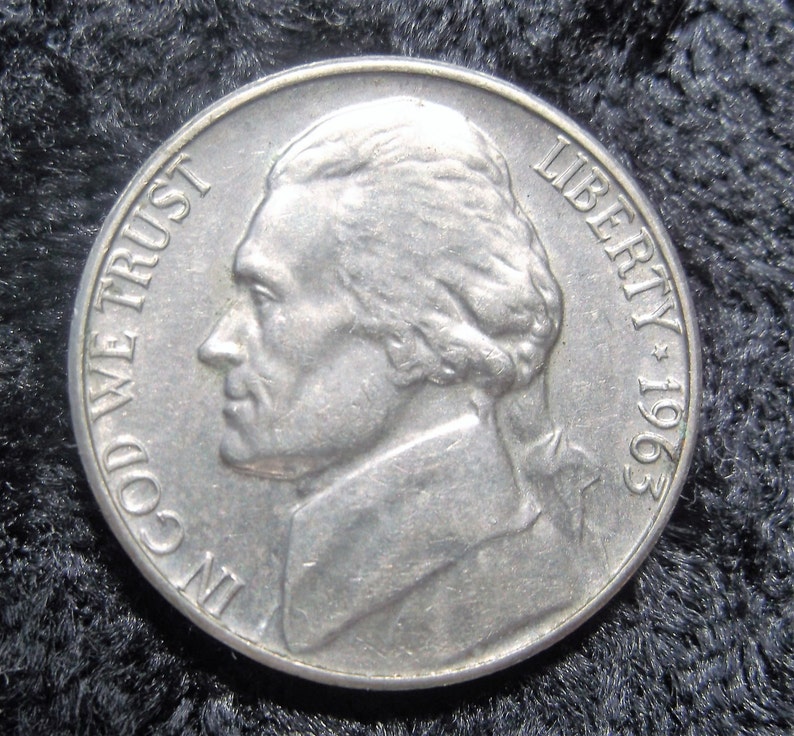 1963 Jefferson Nickel, MS-63+, Partial Steps - Etsy