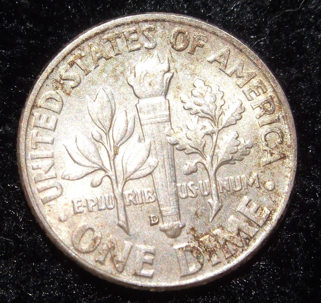 1961d Roosevelt Dime, Full Bands, MS-65, Silver - Etsy