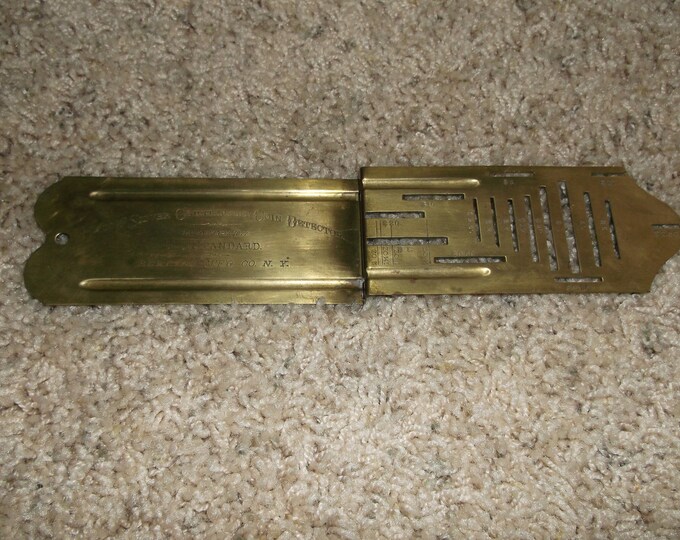 Gold and Silver Counterfeit Coin Detector by Berrian Mfg. Co N.Y. - Etsy