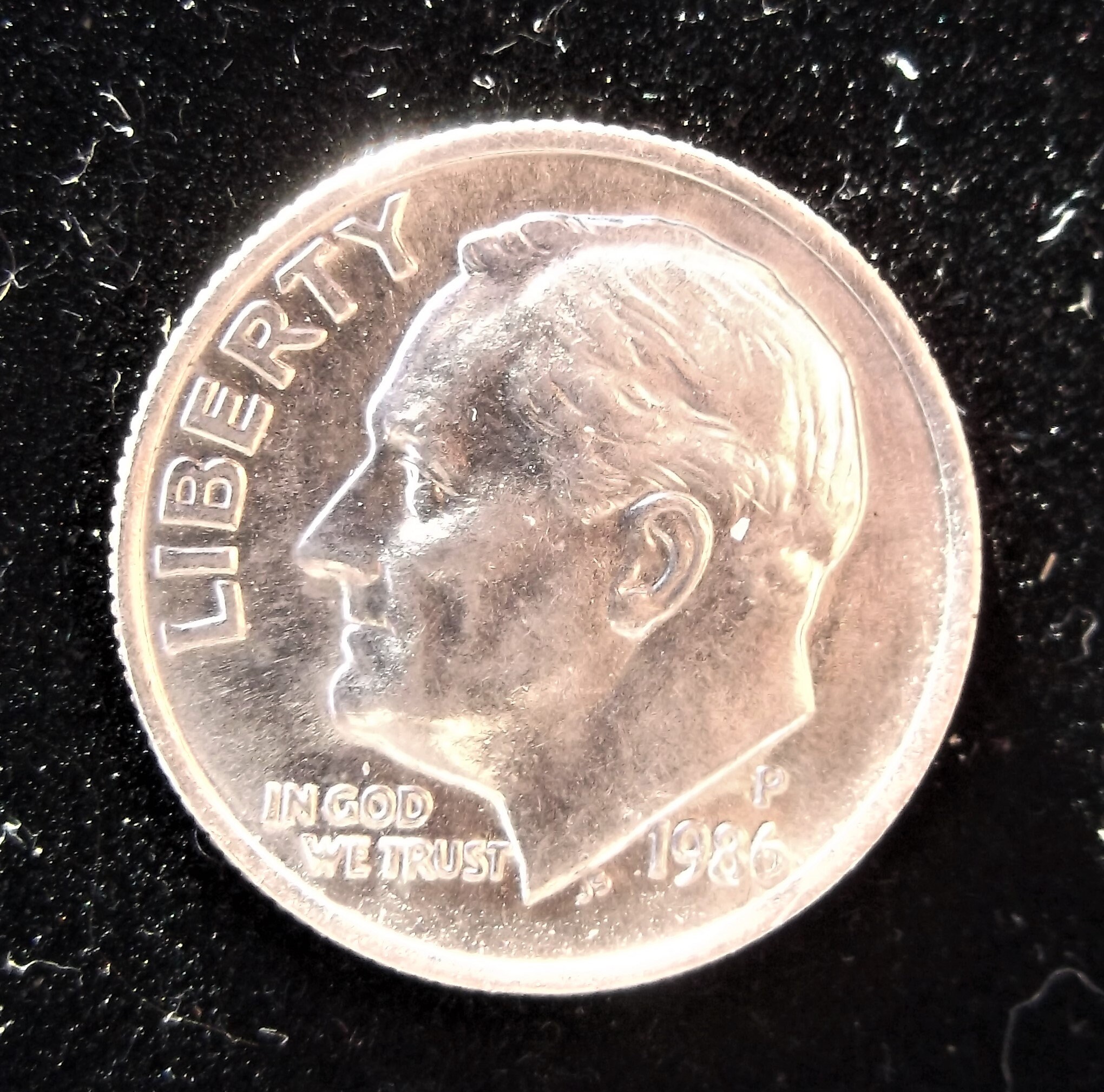1986p Roosevelt Dime MS-64 Full Bands Torch Clad - Etsy