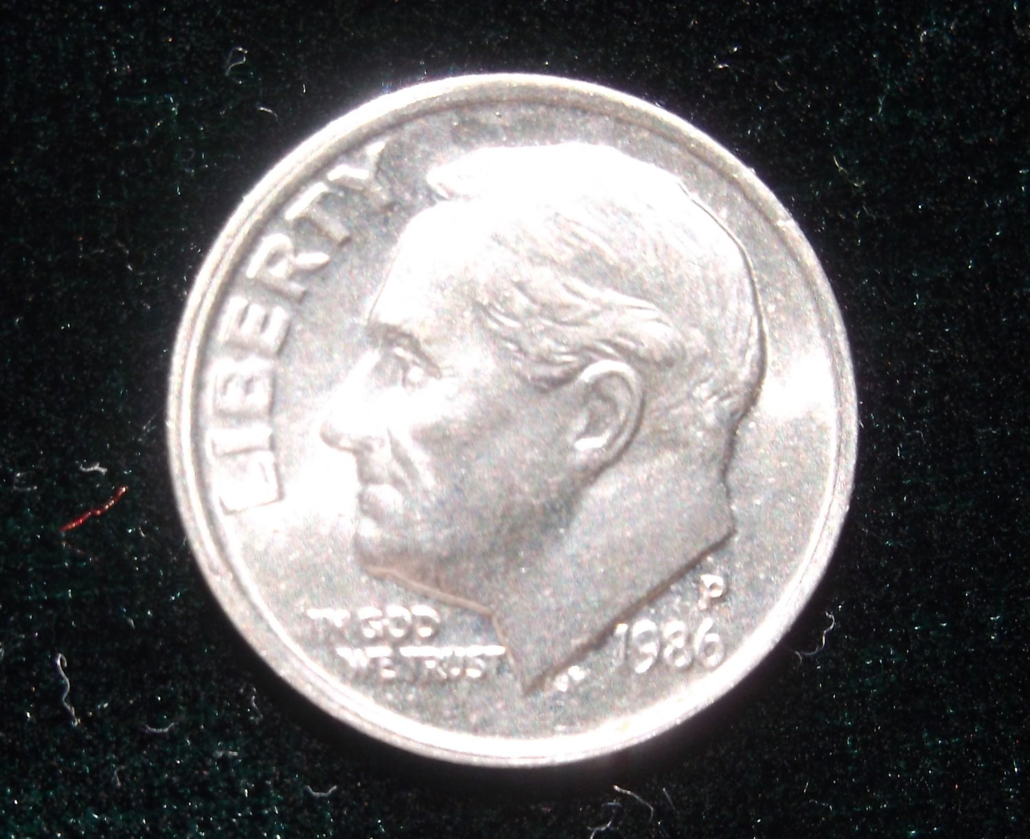 1986 Roosevelt Dime, MS-63, 1986 Dime, Old dime, U.S. Coin, Moneda ...