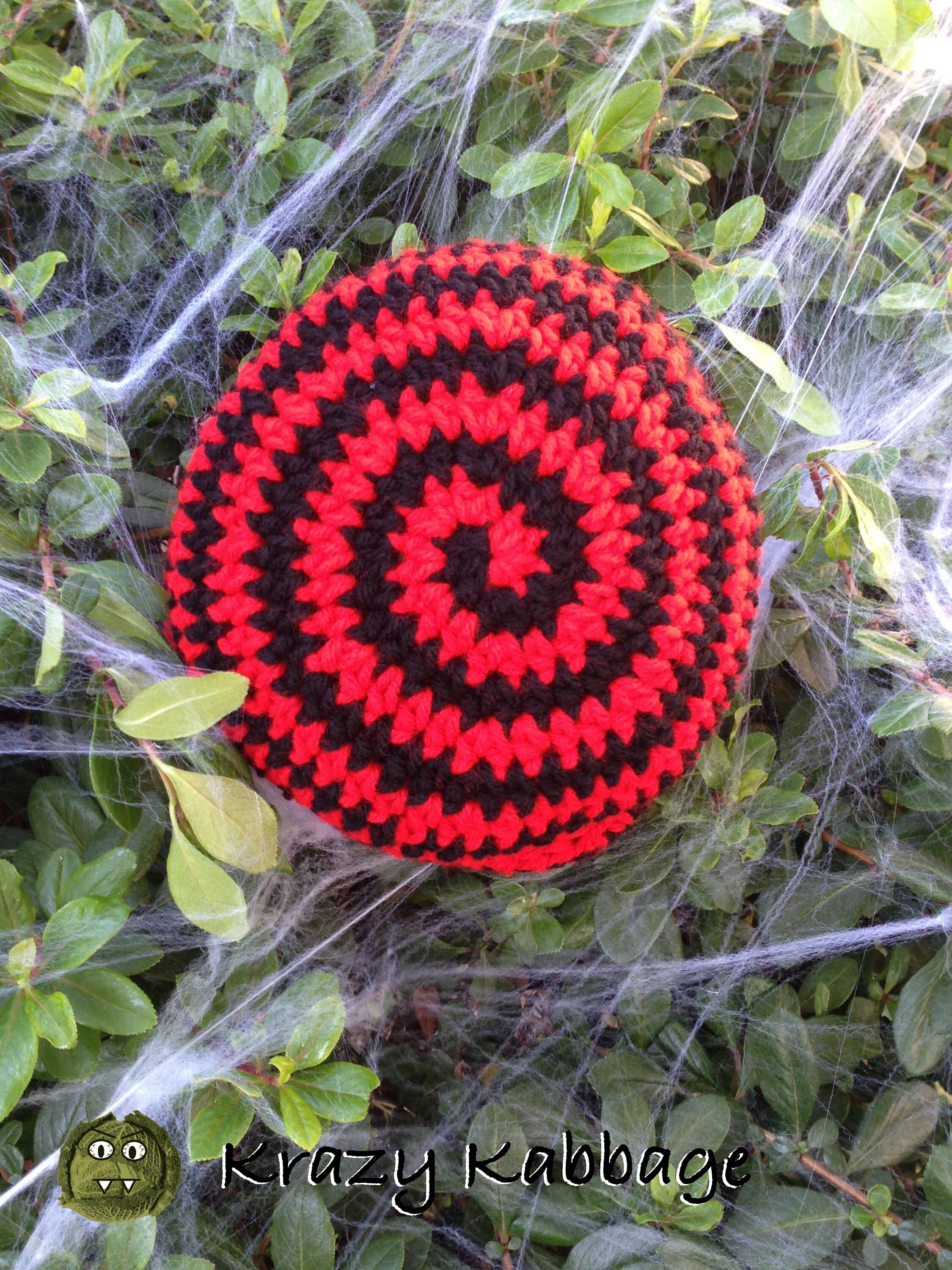 Crochet Pattern - Halloween Spiral Spider Beanie Hat - PDF Pattern ...