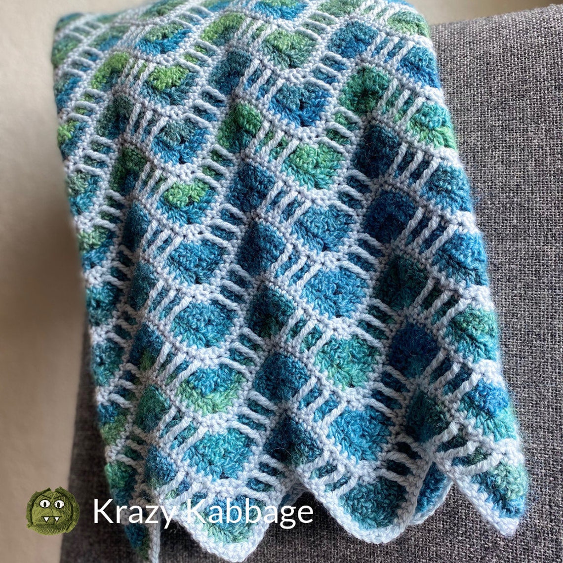 Crochet Pattern Cascade Blanket PDF Pattern Instant Download - Etsy