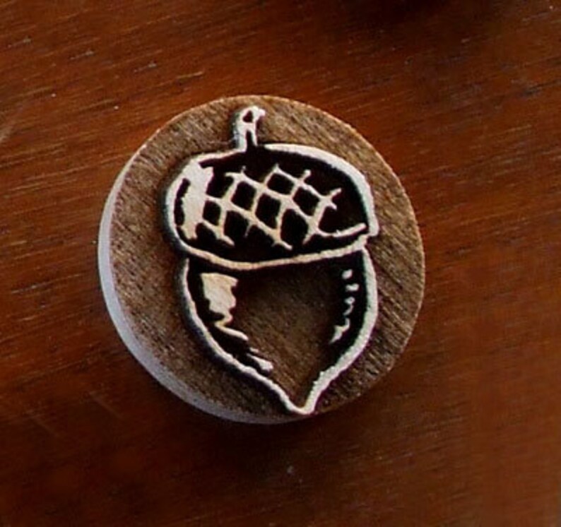 Stock Clay Stamp - Acorn (SD208) - Etsy