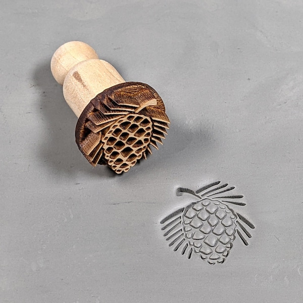 Pine Cone Stamp - Etsy UK