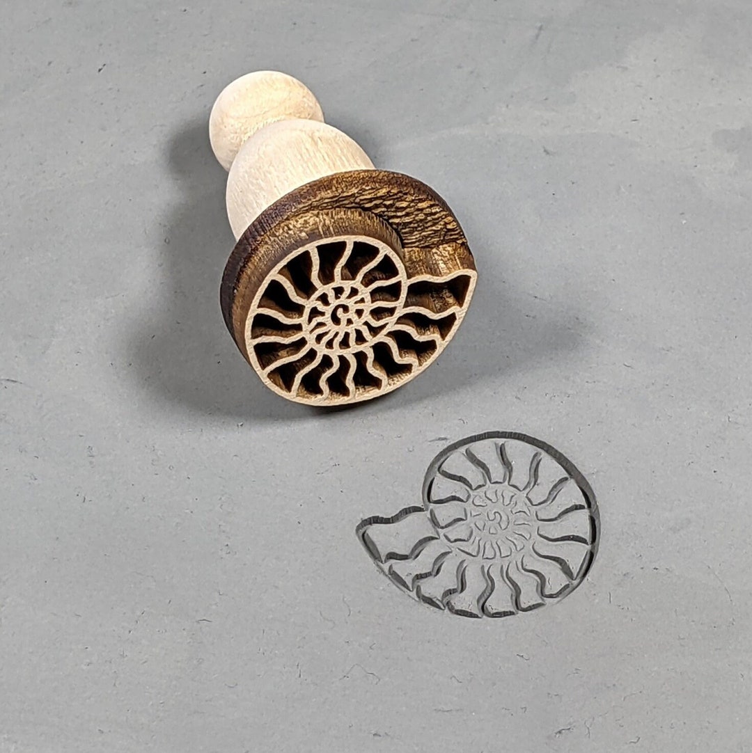 Stock Clay Stamp - Fossil #1 (SD438) - Etsy