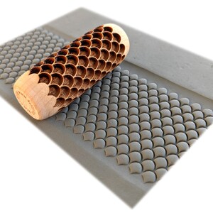Stock Hand Roller - SD2219 Fish Scales Handroller (2" X 3/4" Diameter ...