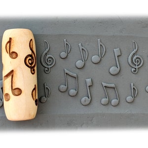 Stock Hand Roller - SD2217 Music Notes Handroller (2" X 3/4" Diameter ...