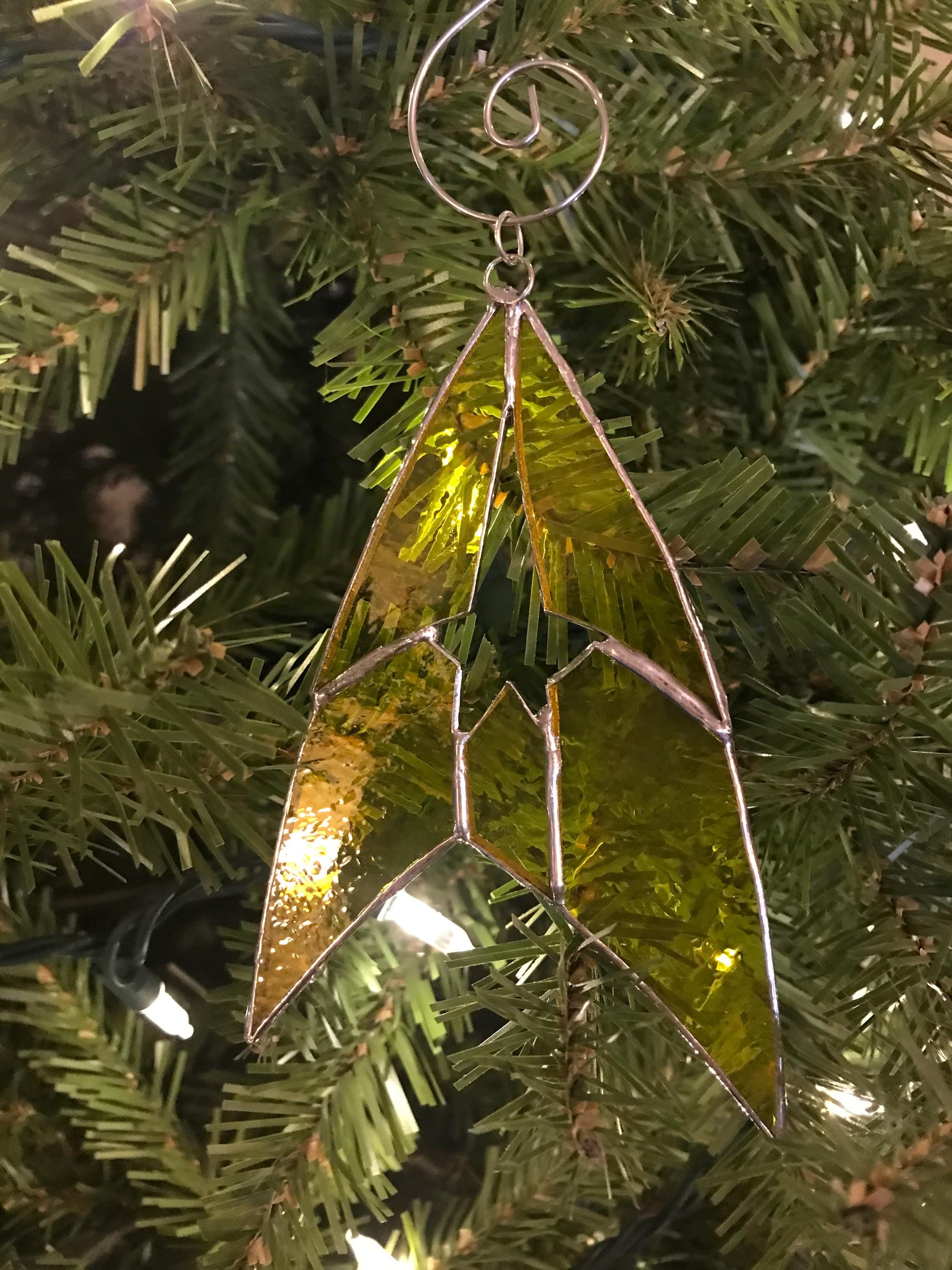 Star Trek Inspired Stained Glass Ornament Handmade Starfleet Emblem ...