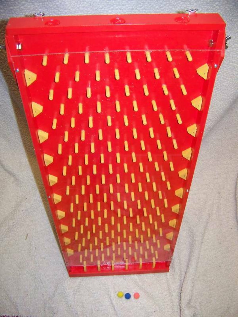 Plinko Tabletop Wooden Game Handmade 12 X 30 | Etsy