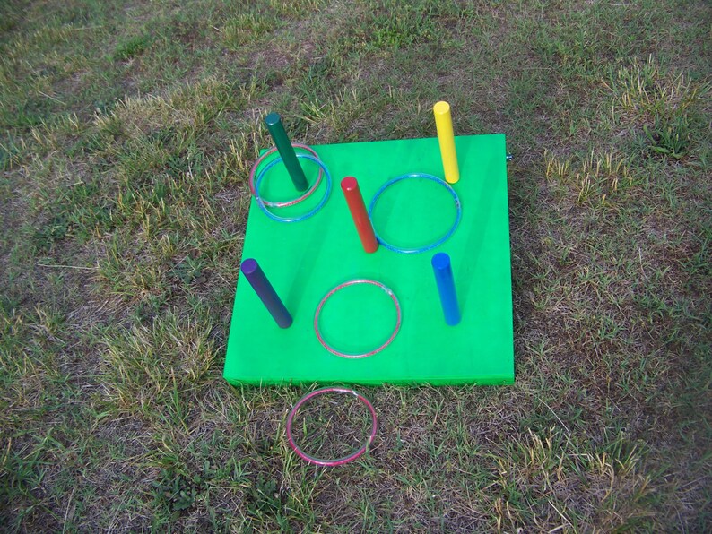 Ring toss game cornhole outdoor game yard game lawn game | Etsy