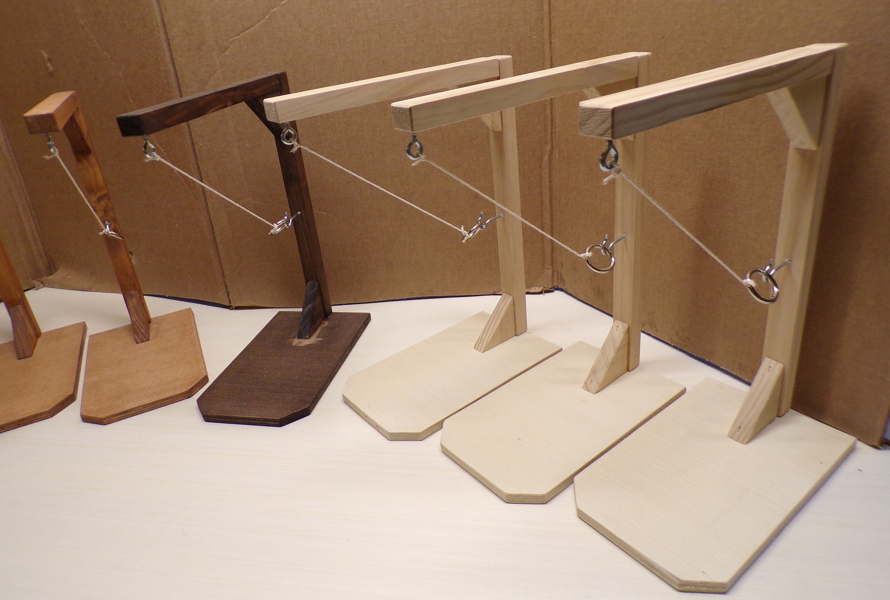 Party Game Wooden Hook And Ring Game - Table Top Tossing Game For ...