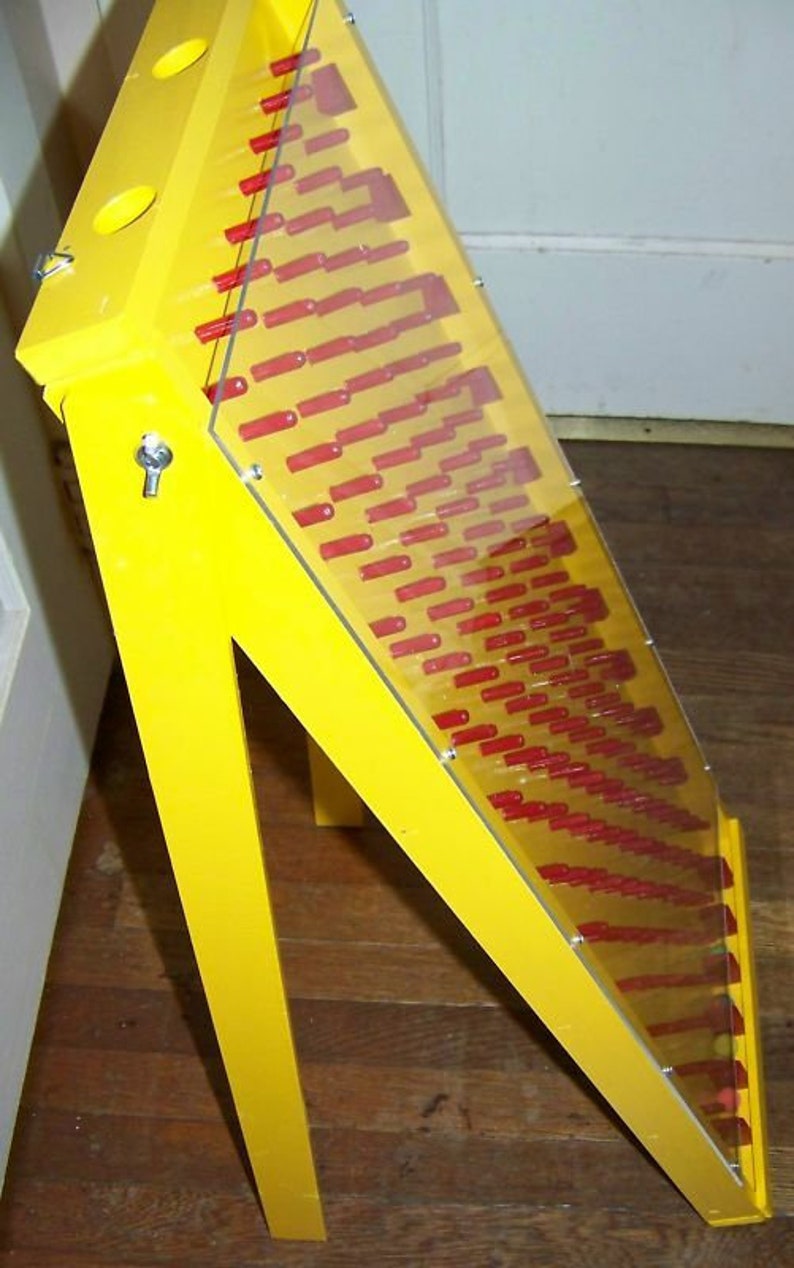 Plinko Tabletop Wooden Game Handmade 12 X 30 | Etsy