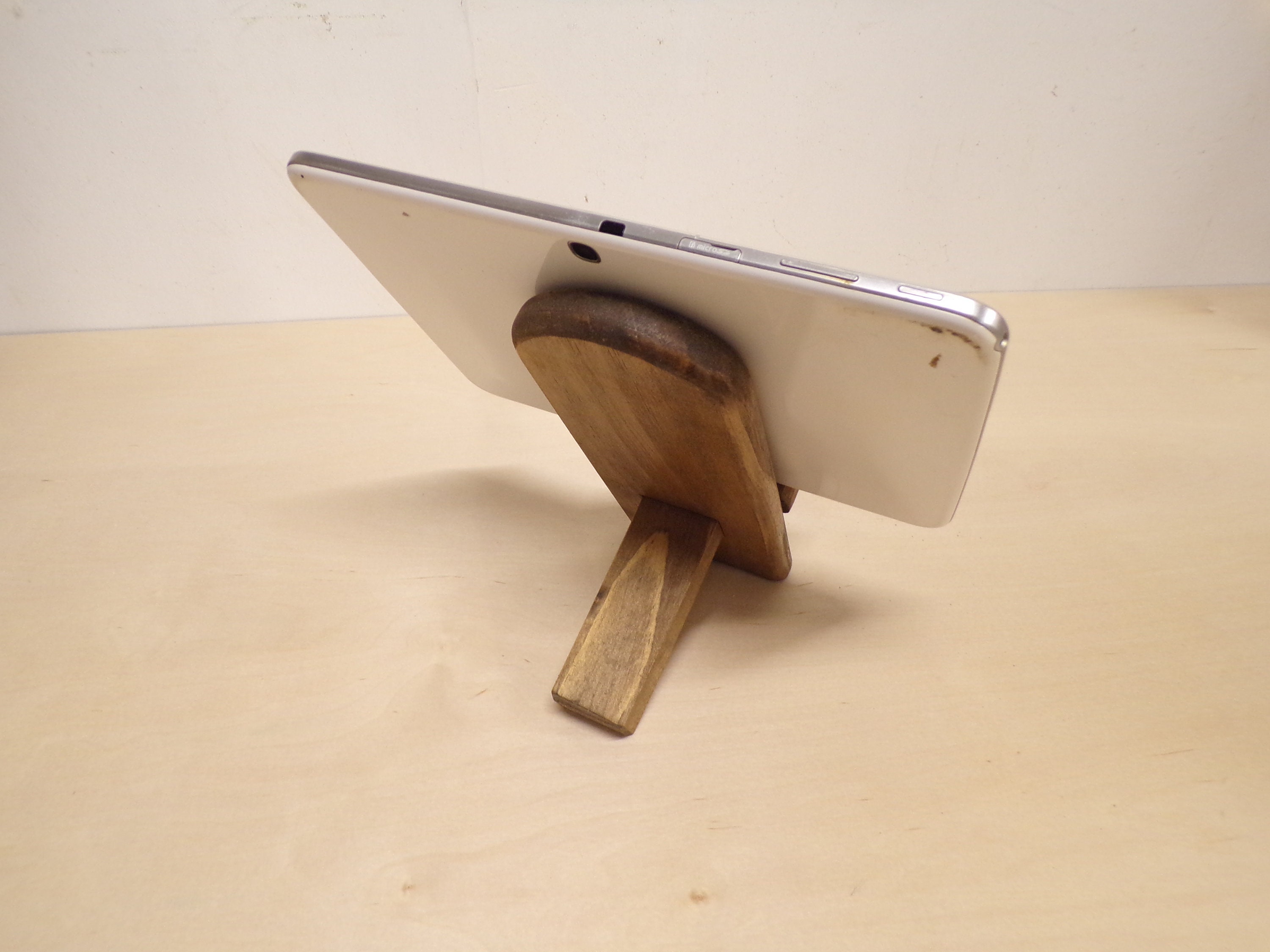 Cell phone stand tablet stand gift idea for men travel cell | Etsy