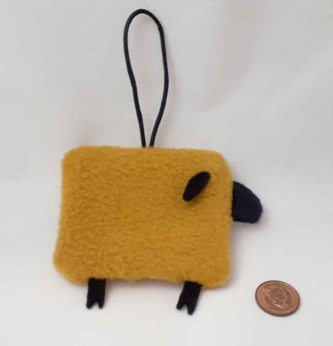 Sheep Square Hanging Decor X 1 ( No Stuffing ) in Yellow - Etsy