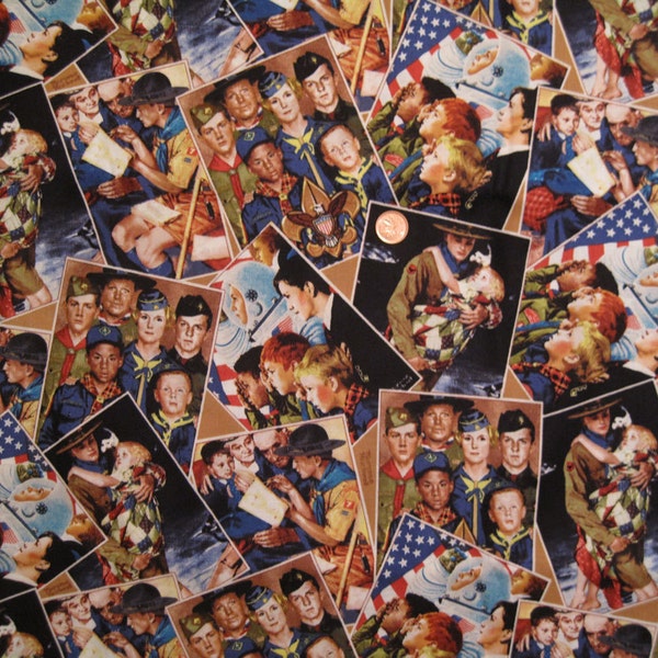 Boy Scout Fabric - Etsy