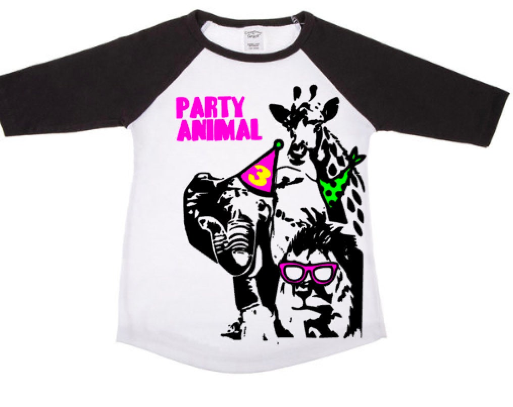 Birthday Zoo or Safari Party Animal includes any age | Etsy