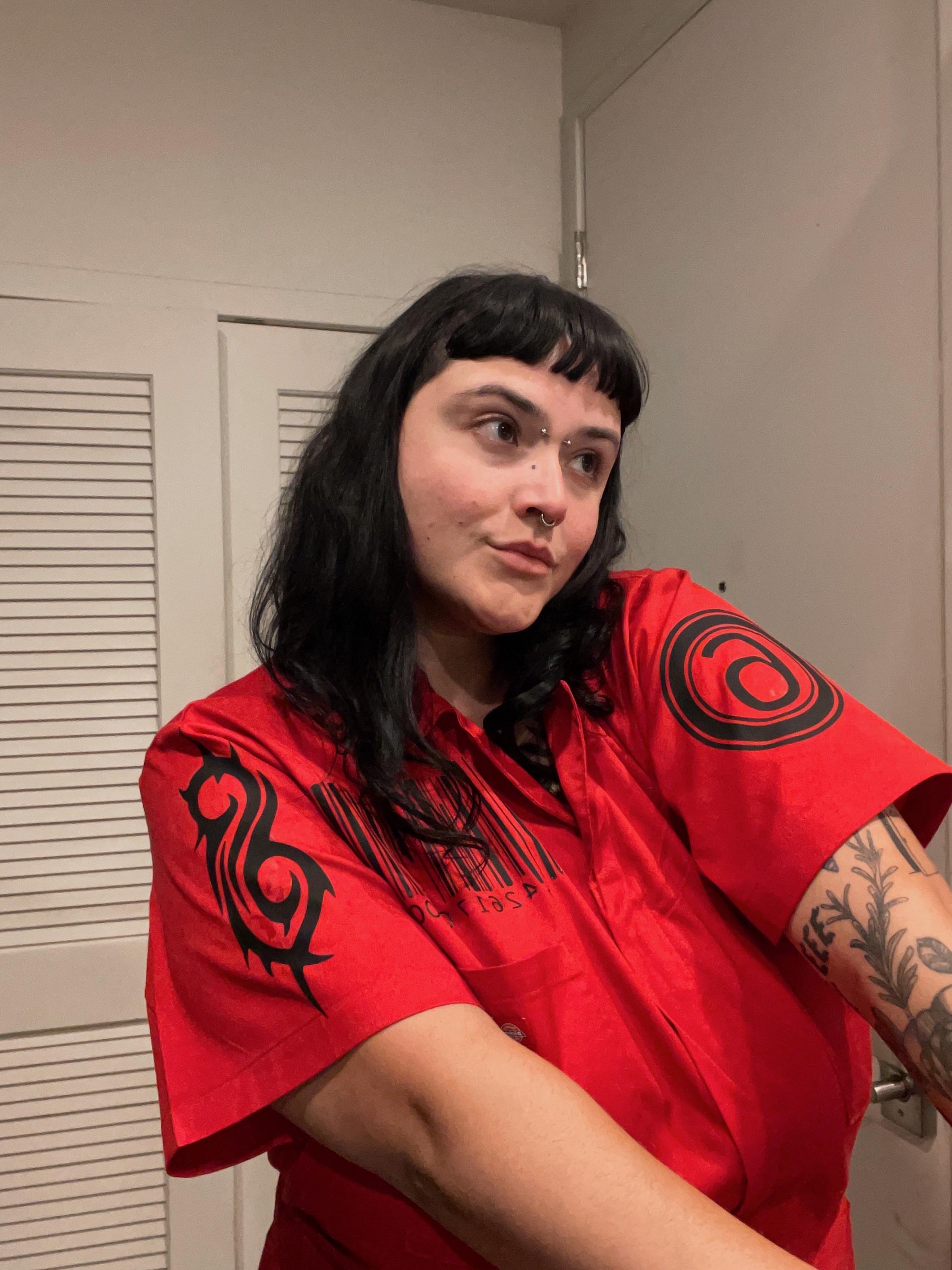 IRON-ON Vinyl Slipknot Jumpsuit Decals Patches Metal Battle Jacket Vest ...