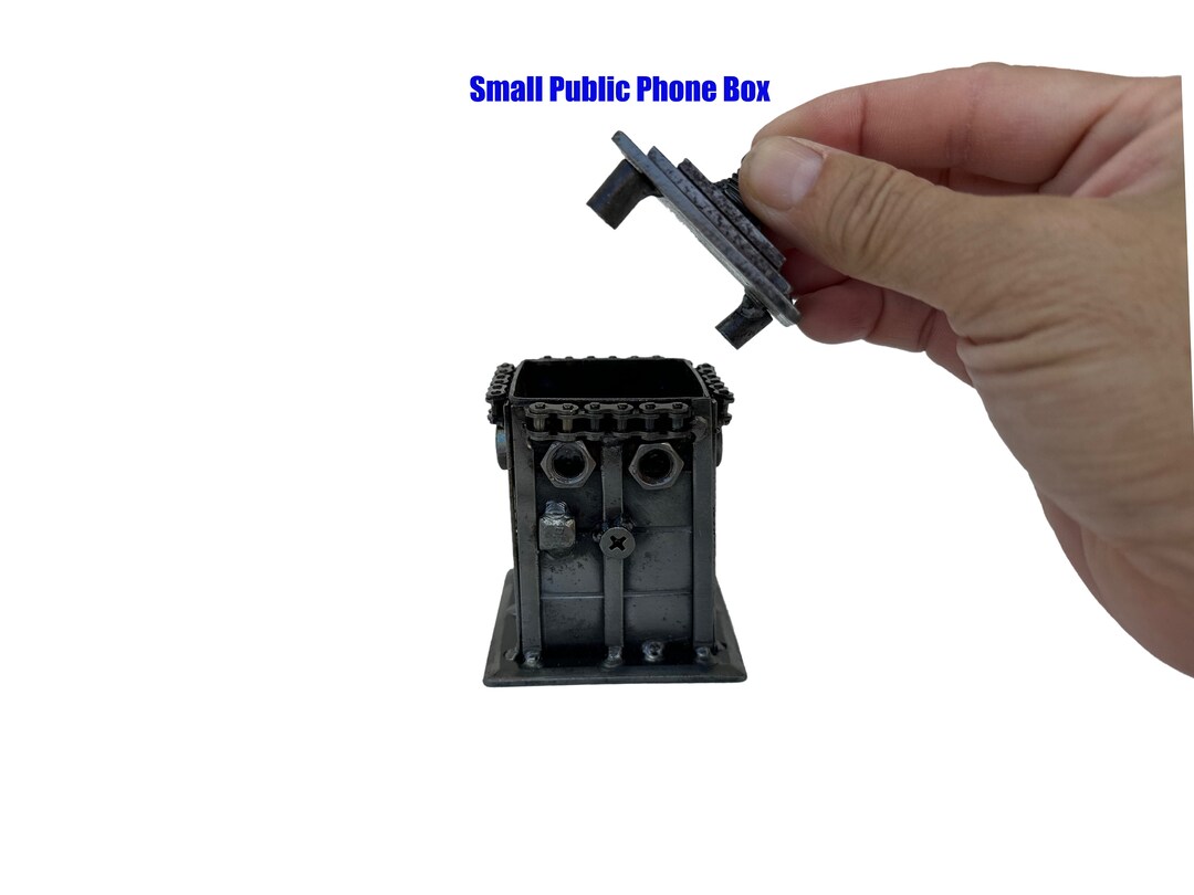 The Phone Box (open Top). 4 Inches High. 100% Handmade. Made Out of ...