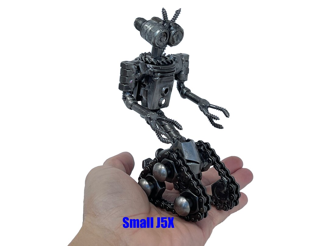 Johnny Five Inspired Sculpture. 5.5 Inches Tall, 100% Handmade. All ...