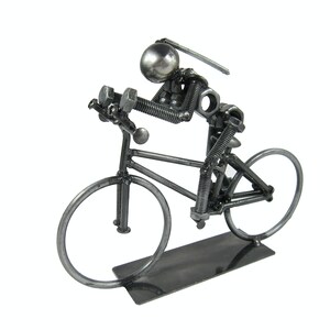 Female Biker Sculpture. 6.5 Inches Tall. 100% Handmade. Made - Etsy