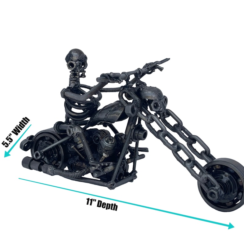 Motorcycle Sculpture - Etsy