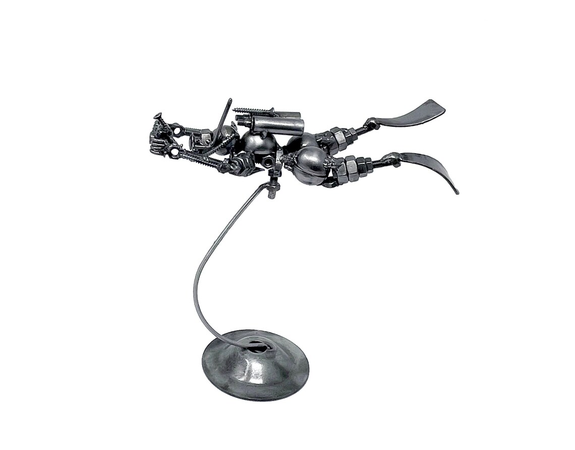 Scuba Diver Sculpture. 9 Inches Tall. 100% Handmade. All - Etsy