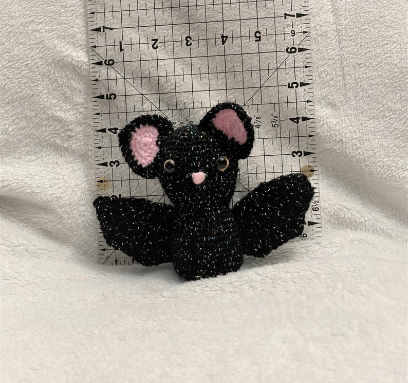 Cute Sparkly Crocheted Bat - Etsy