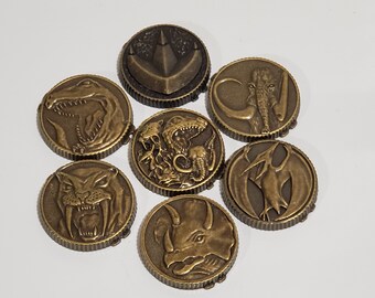 Power rangers coin | Etsy