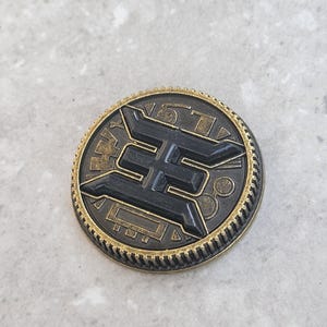 Zeo Gold King Power Coin-weathered for Master Legacy Morpher Cosplay ...