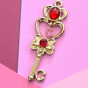 Sailor Moon R Time Key Crystals Chibiusa Chibi-moon Pluto Rini Cosplay ...