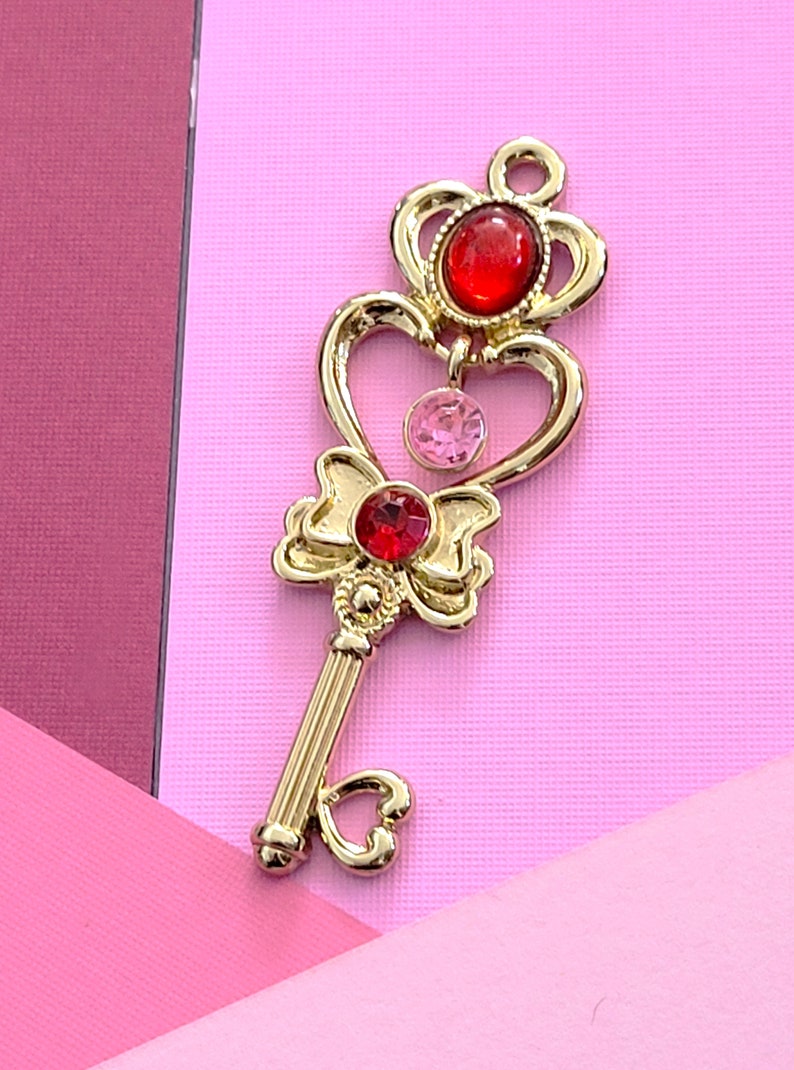 Sailor Moon R Time Key Crystals Chibiusa Chibi-moon Pluto Rini Cosplay ...